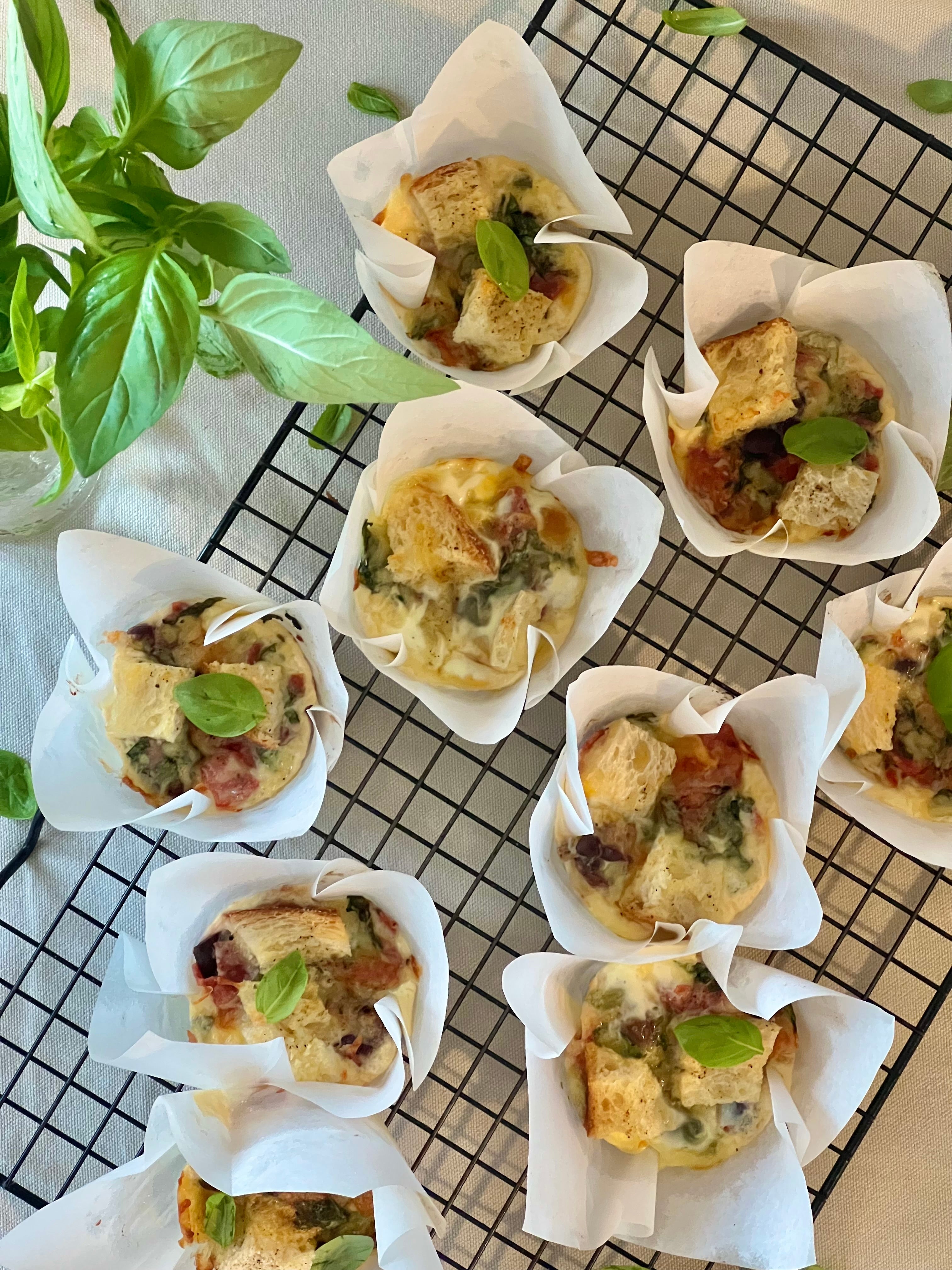 Pizza Puff Muffins | Mel's Cake Kitchen